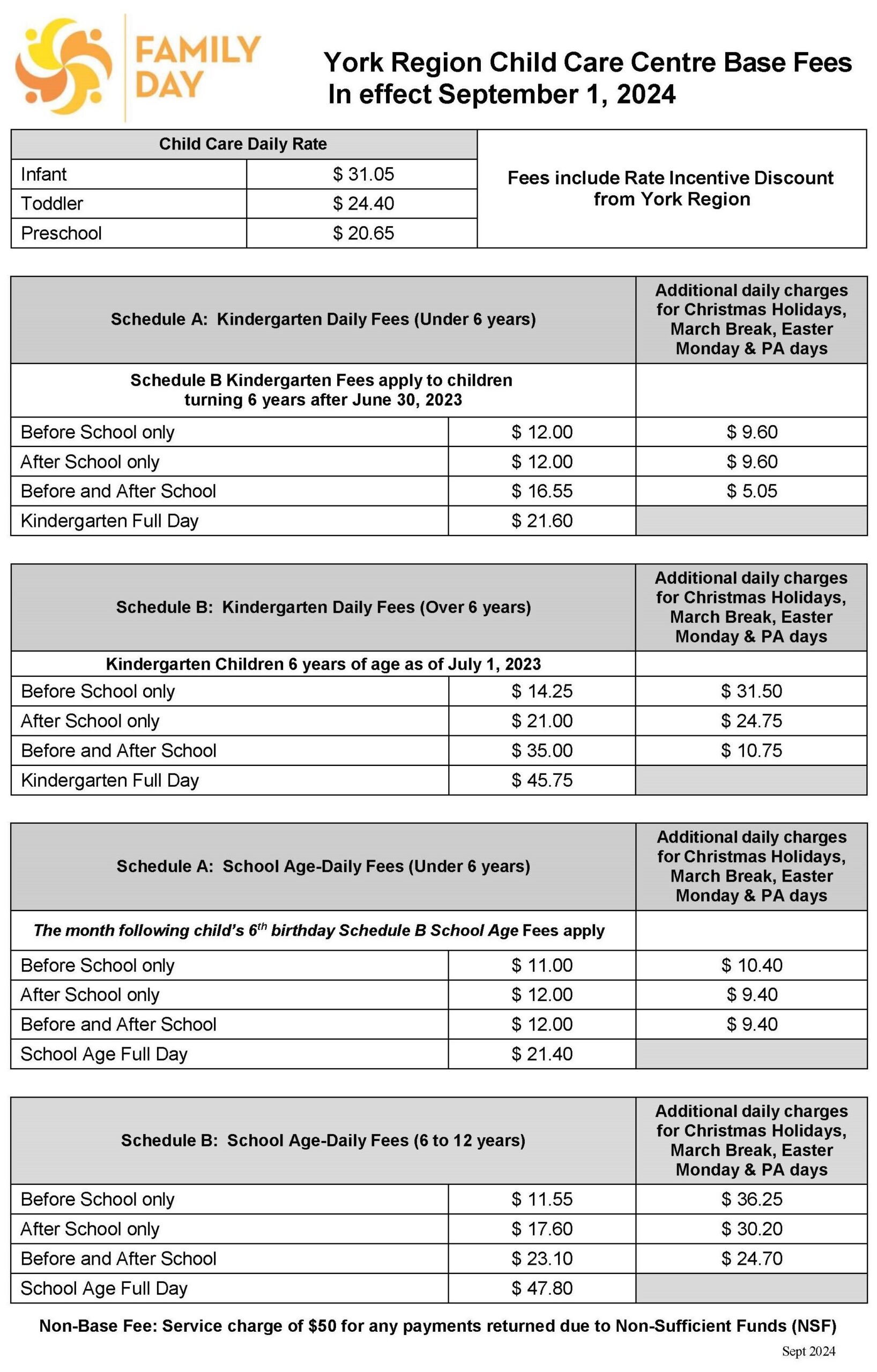 York CCC Sept 1, 2024 - Family Day : Family Day